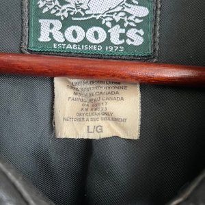 Roots | Jackets & Coats | Roots Mens Leather Jacket Vintage 99s Great ...